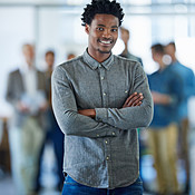 There's no work without teamwork | Buy Stock Photo on PeopleImages ...