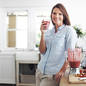 Delightfully fruity drink | Buy Stock Photo on PeopleImages, Picture ...
