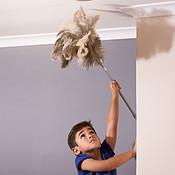 Doing his dusting duties like a champ | Buy Stock Photo on PeopleImages ...