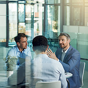 Sharing some insightful ideas | Buy Stock Photo on PeopleImages ...