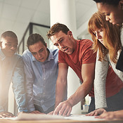 Building success together | Buy Stock Photo on PeopleImages, Picture ...