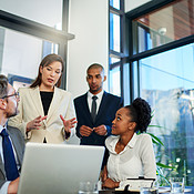 Getting the job done with teamwork | Buy Stock Photo on PeopleImages ...