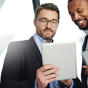 Teamwork and technology - key contributors to success | Buy Stock Photo ...