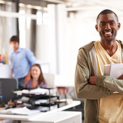 An invaluable member of the team | Buy Stock Photo on PeopleImages ...