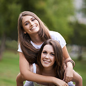 Giving my best friend a lift | Buy Stock Photo on PeopleImages, Picture ...