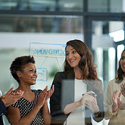 Appreciating her efforts | Buy Stock Photo on PeopleImages, Picture And ...