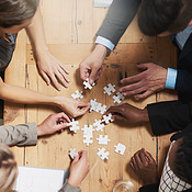 Putting their vision together | Buy Stock Photo on PeopleImages ...