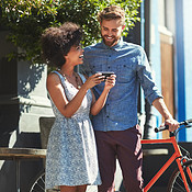 Enjoying some time out and about | Buy Stock Photo on PeopleImages ...