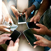 Just press send! | Buy Stock Photo on PeopleImages, Picture And Royalty ...