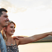 Look over there | Buy Stock Photo on PeopleImages, Picture And Royalty ...