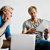 Analysing their plans carefully before taking action | Buy Stock Photo ...