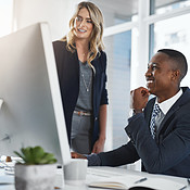 Working together to transform the face of business | Buy Stock Photo on ...