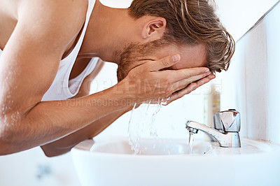 Time to wake up with a splash | Buy Stock Photo on PeopleImages ...