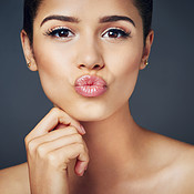 The perfect pout | Buy Stock Photo on PeopleImages, Picture And Royalty ...