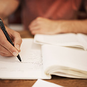 Making note of the most important points | Buy Stock Photo on ...