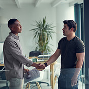 I've heard good things | Buy Stock Photo on PeopleImages, Picture And ...