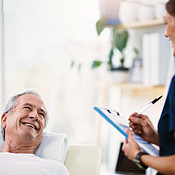 We're both happy with his progress | Buy Stock Photo on PeopleImages ...