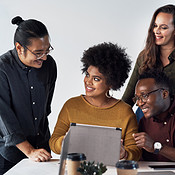 Working together creates success | Buy Stock Photo on PeopleImages ...