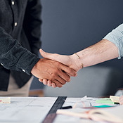 Joining forces to achieve combined success | Buy Stock Photo on ...