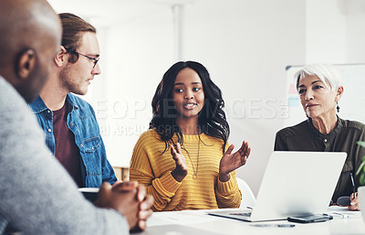 Always taking charge of the team | Buy Stock Photo on PeopleImages ...