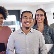 Teamwork keeps a business moving forward | Buy Stock Photo on ...