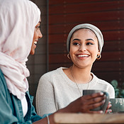 It's really nice catching up with you | Buy Stock Photo on PeopleImages ...