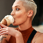 But first, ice cream | Buy Stock Photo on PeopleImages, Picture And ...