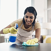 A clean home is a safe home | Buy Stock Photo on PeopleImages, Picture ...