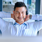 Satisfied client, satisfied agent | Buy Stock Photo on PeopleImages ...