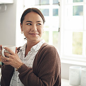 At home to enjoy a chilled day | Buy Stock Photo on PeopleImages ...