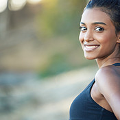 I run for fun and better health | Buy Stock Photo on PeopleImages ...