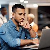 He's got that hard to find kind of grind | Buy Stock Photo on ...