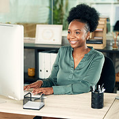 Working her way towards big results | Buy Stock Photo on PeopleImages ...