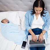 Finally getting some work done | Buy Stock Photo on PeopleImages ...