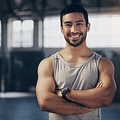 Workout to impress yourself first | Buy Stock Photo on PeopleImages ...