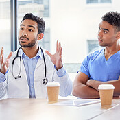 Learning from each other | Buy Stock Photo on PeopleImages, Picture And ...
