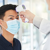 Let's check your temperature | Buy Stock Photo on PeopleImages, Picture ...