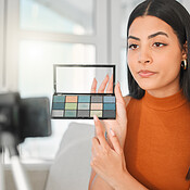 The perfect makeup tutorial | Buy Stock Photo on PeopleImages, Picture ...