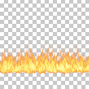 Fire, flame and heat on transparent png background inferno or orange ...