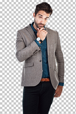 A handsome man posing isolated on a png background | Buy Stock Photo on ...