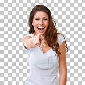 PNG A gorgeous young woman laughing and pointing at the camera | Buy ...
