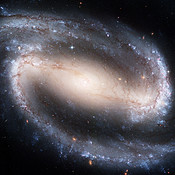 Hubble view 2005-01 barred spiral galaxy NGC1300 | Buy Stock Photo on ...