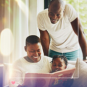 Reading our favourite book | Buy Stock Photo on PeopleImages, Picture ...