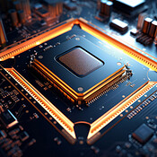 Central Computer Processors and CPU mockup 3d render for quantum ...