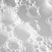 Abstract, bubble and foam background for cleaning detergent, laundry ...