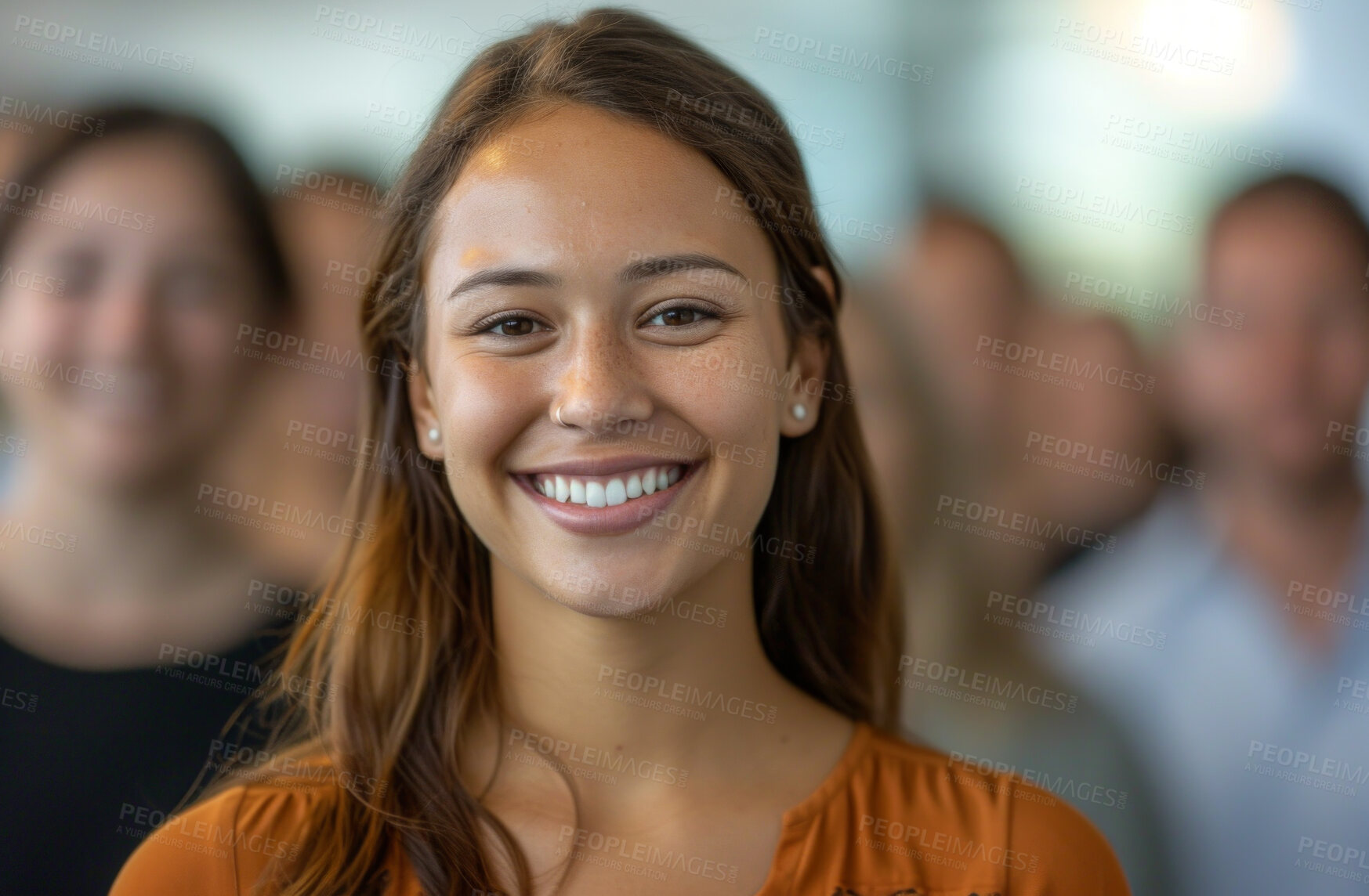 Woman, employee and business portrait in an office for management ...