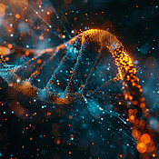 Genetic, DNA and experimental research. Studying genetic traits and DNA ...