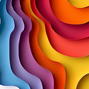 Abstract, face shape or creative design in the style of paper for ...