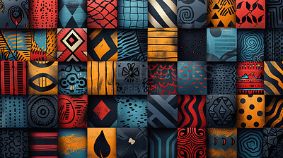 Tribal, ancient and background for traditional art with patterns for ...