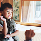 Japanese, children and play clapping game for motor skills, traditional ...
